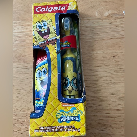 Toys | Spongebob Squarepants Kids Toothbrush And Toothpaste Set Yellow ...
